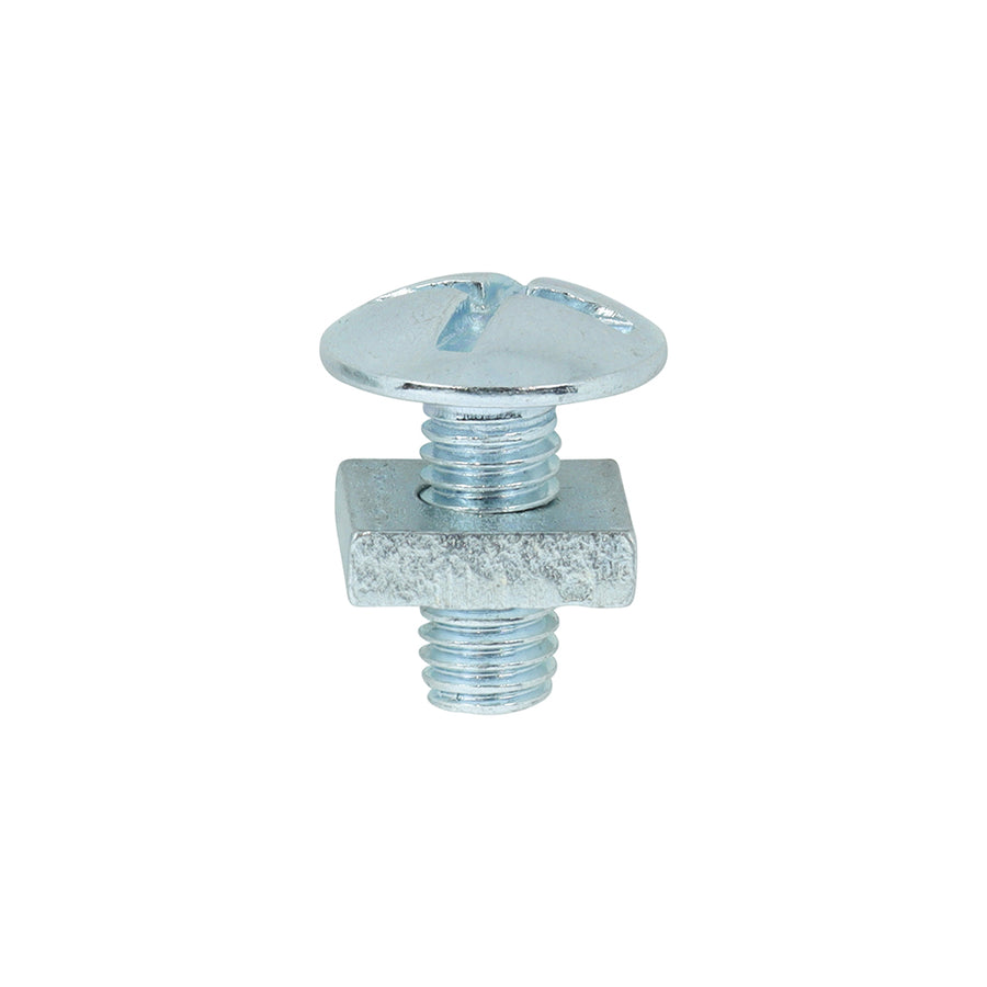 Roofing Bolts & Square Nuts | Zinc-Plated Carbon Steel | Fully Threade ...