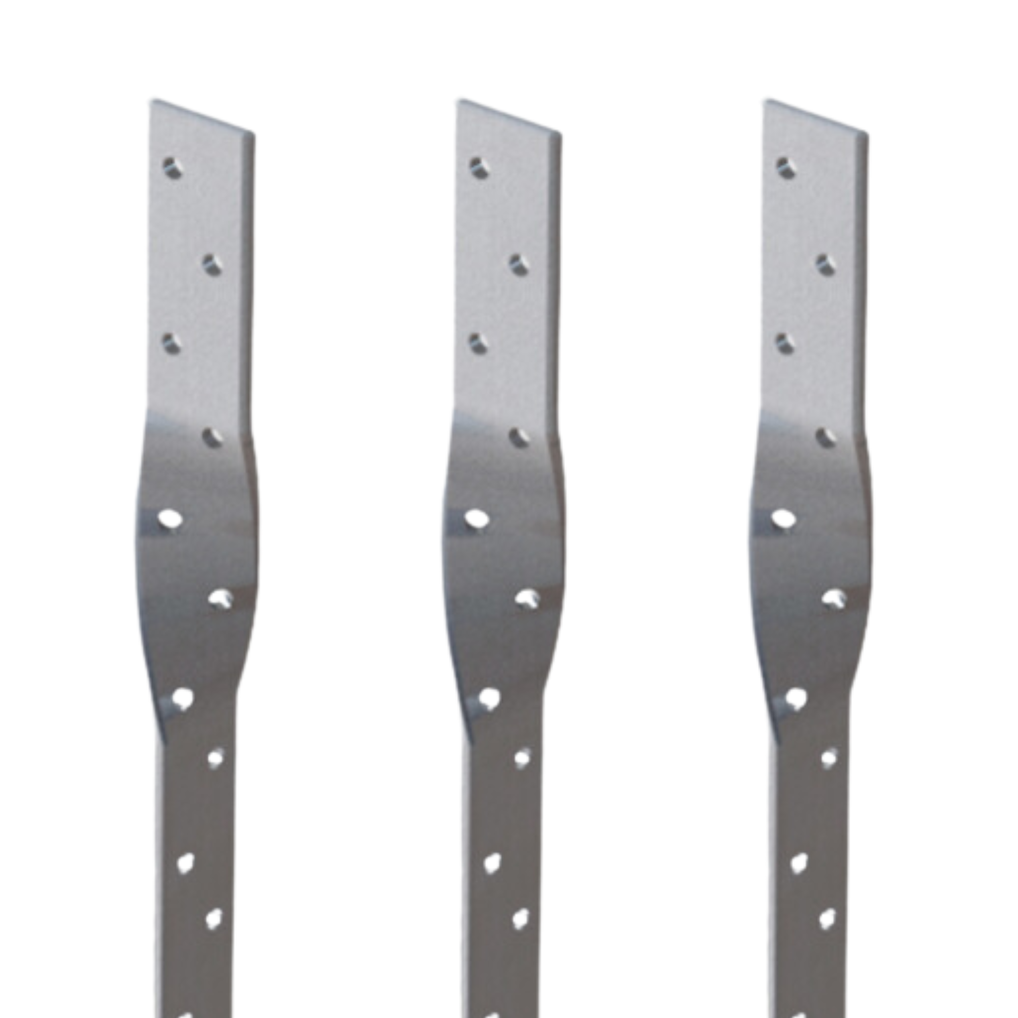 Heavy Duty Galvanised 28mm x 5mm x 1000mm Twist Resistance Straps (Mul ...