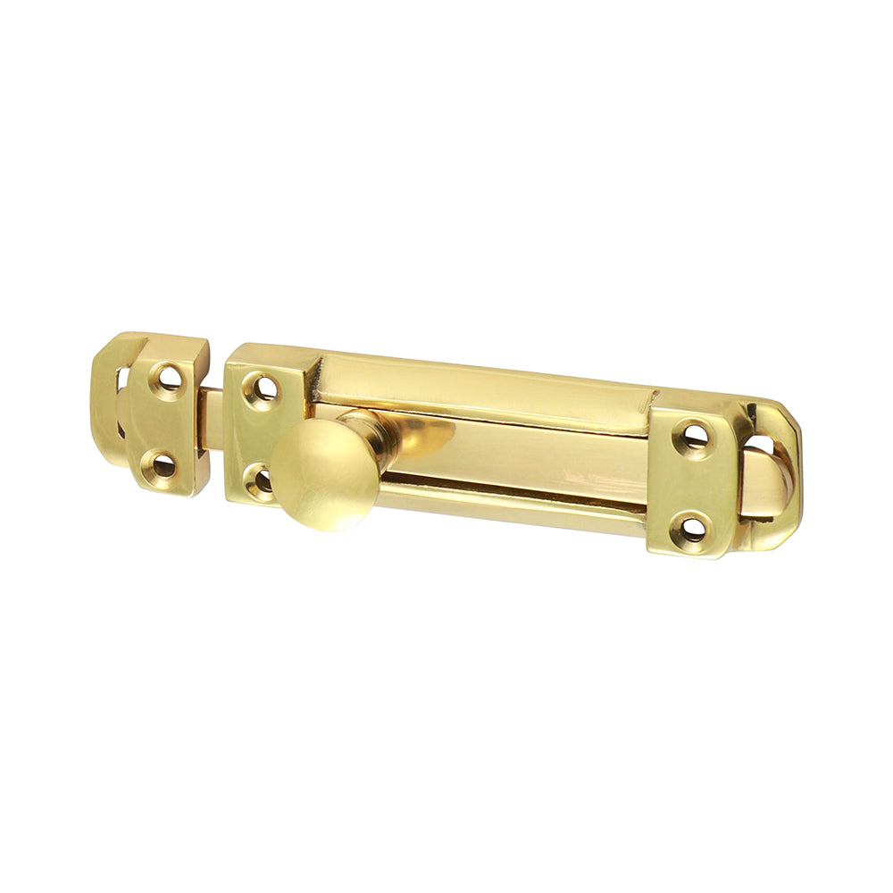 Contract Flat Section Bolt Polished Brass – Traditional Flush Door Bol ...