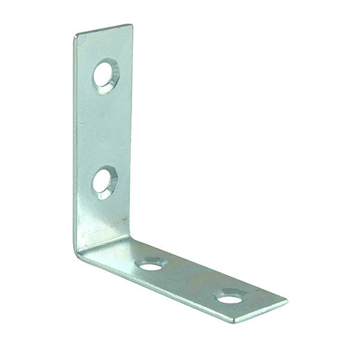25 x 25 x 16mm TIMCO Corner Braces – Zinc Plated Steel Angle Brackets ...