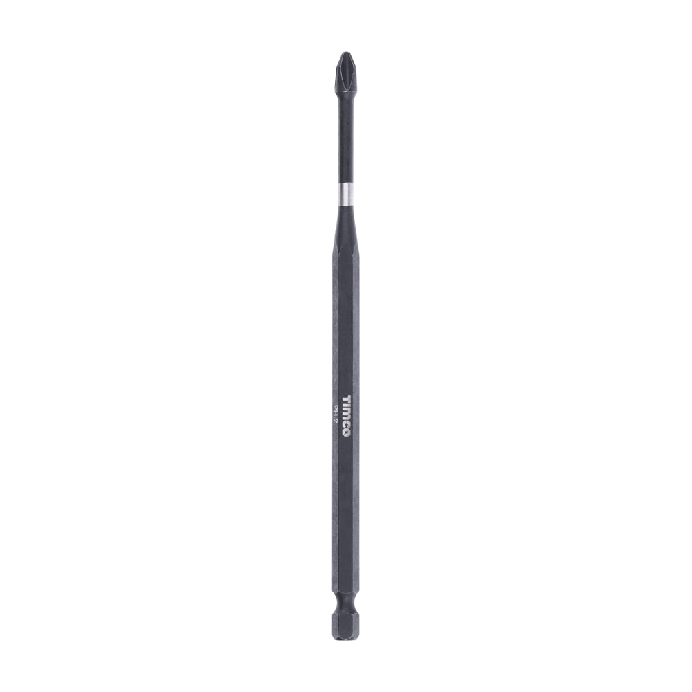 No.2 x 150mm Impact Driver Bits PH2 | Black Phosphate Hardened Steel ...