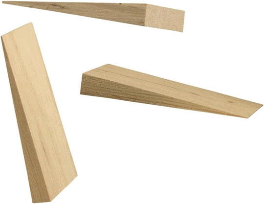 48x Hardwood Wooden Wedges (95mm x 19mm) – Fixings Direct