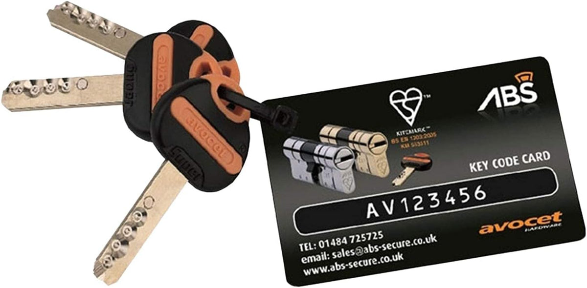 Avocet ABS High Security Euro Cylinder - Anti Snap Lock - TS007 3 Star ...
