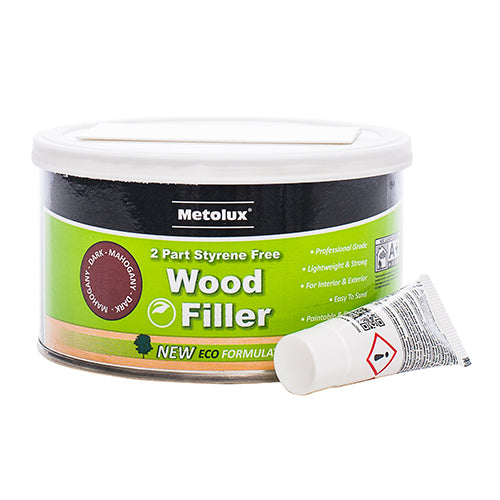 (275ml TIN) Teak 2-Part Styrene Free Wood Filler – Interior & Exterior ...