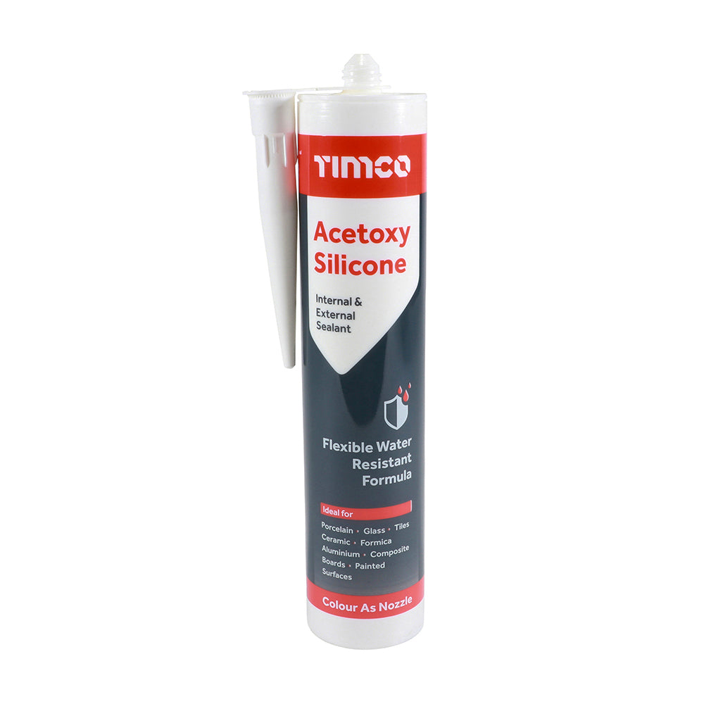 300ml Acetoxy Silicone Sealant – Flexible, Fast Curing & Waterproof Ge ...