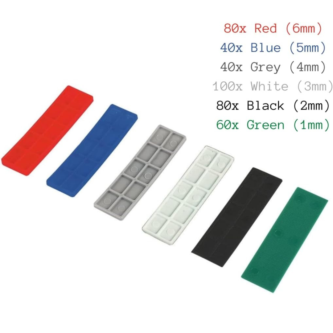 Fixings Direct Assorted Flat Packers 1-6mm (Tub of 400)