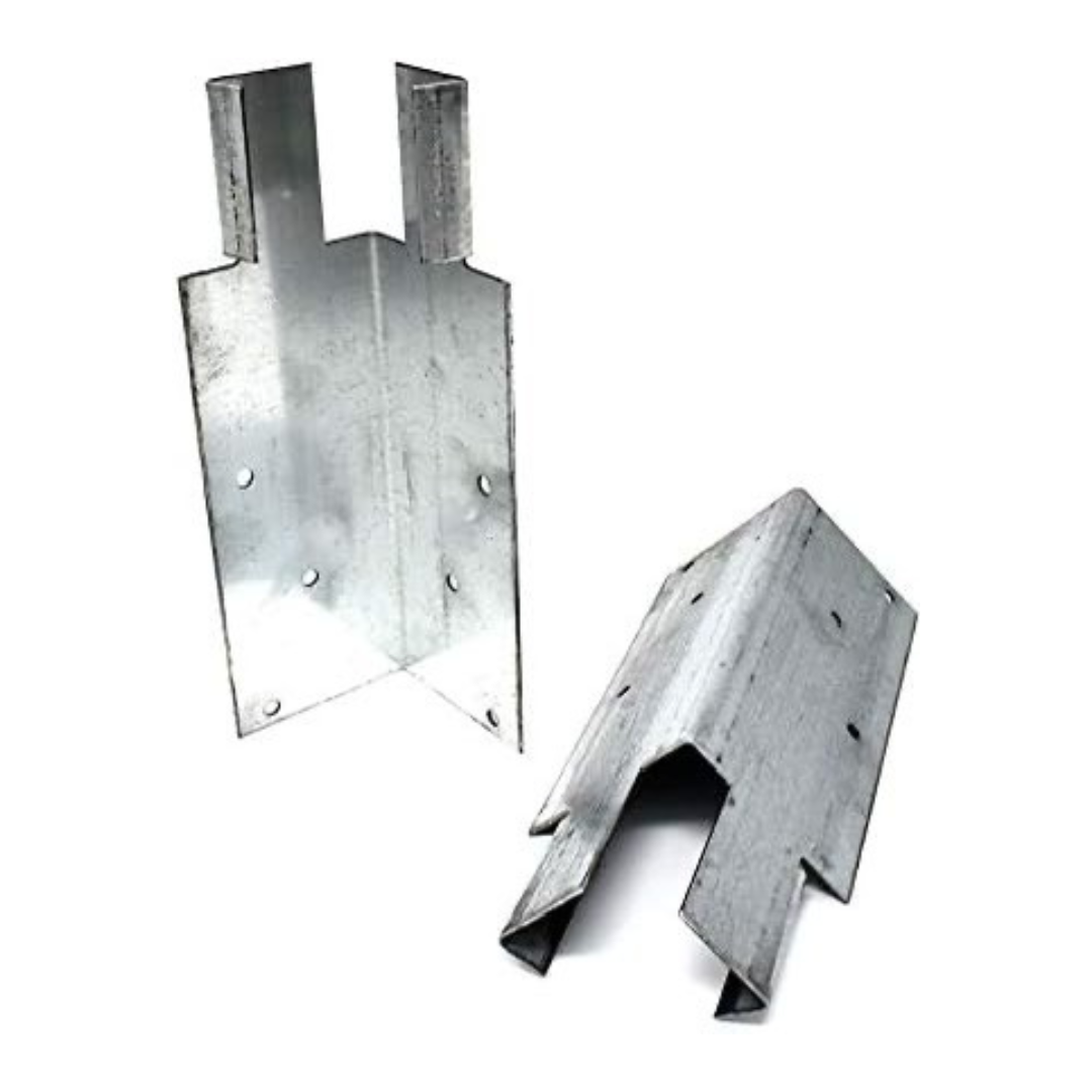 Mortice Arris Rail Bracket For Concrete Posts 200 x 62 x 62mm (BULK DI ...