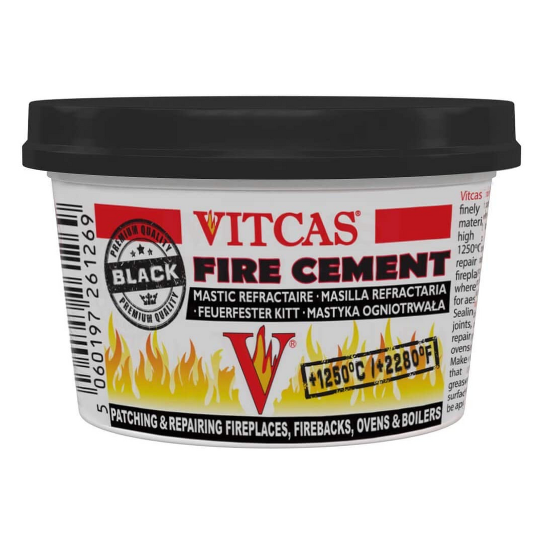 VITCAS Black Fire Cement 500g – Fixings Direct