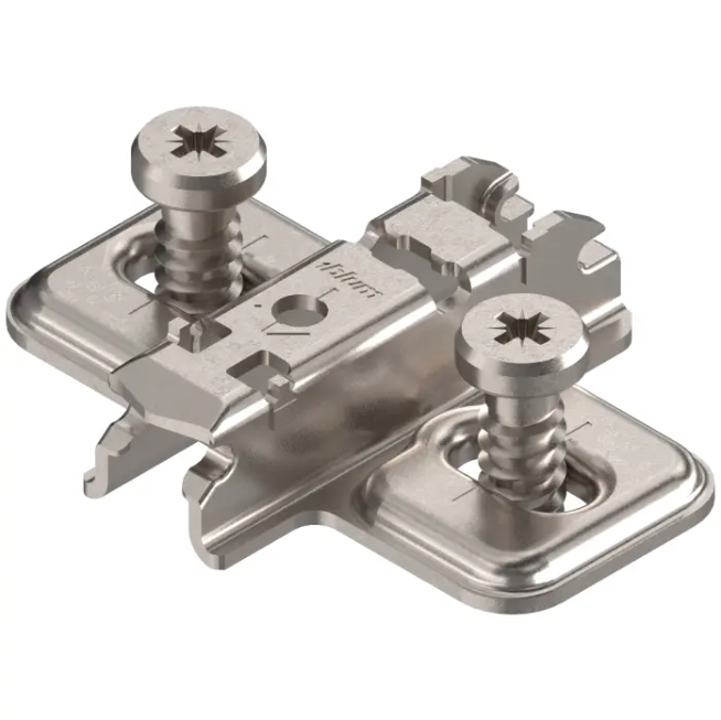 (1x) 3mm Blum Clip Top Mounting Plate – Cruciform Cam Adjustable – Pre ...