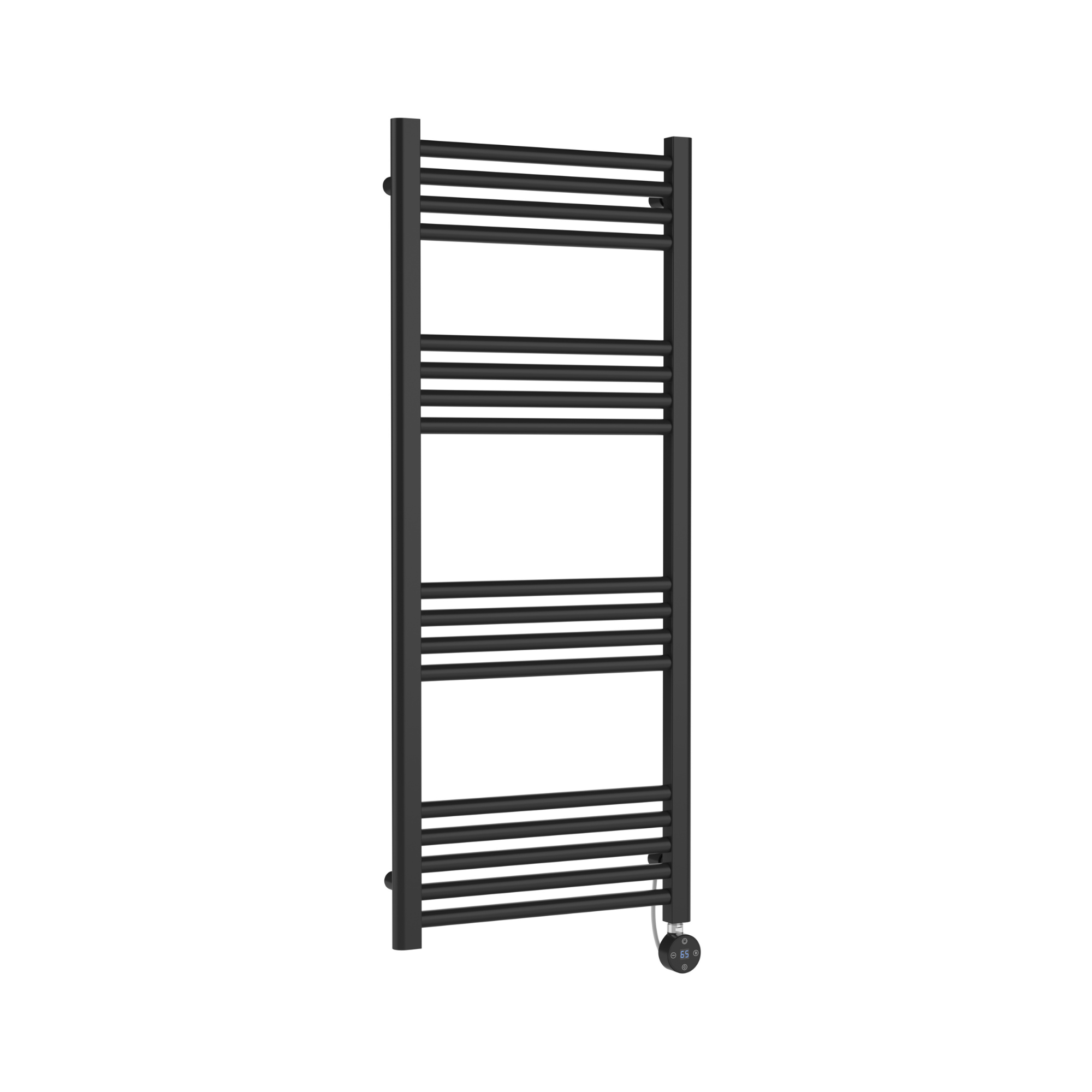 James Parker - Electric Round Tube Towel Rail with 17 Bars, 1200mm x 5 ...