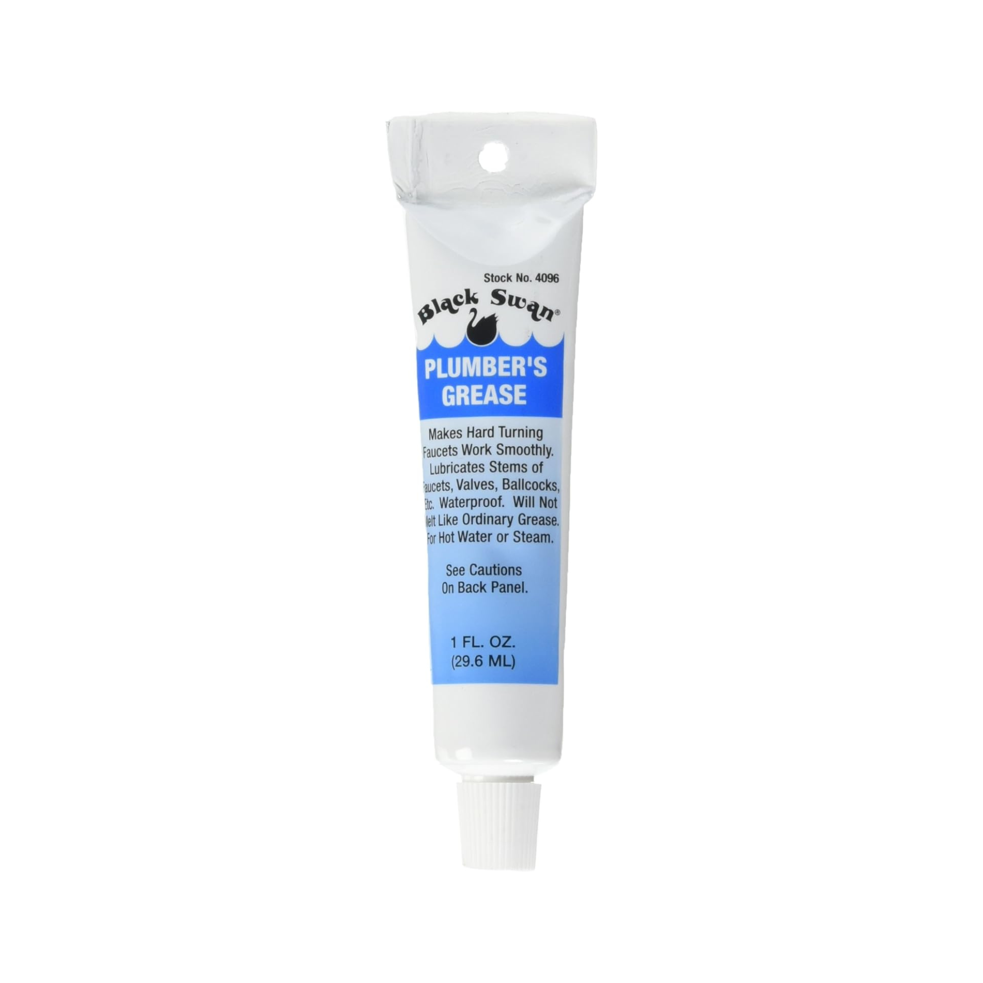 Black Swan - Plumbers Grease Squeeze Tube 1oz – Fixings Direct