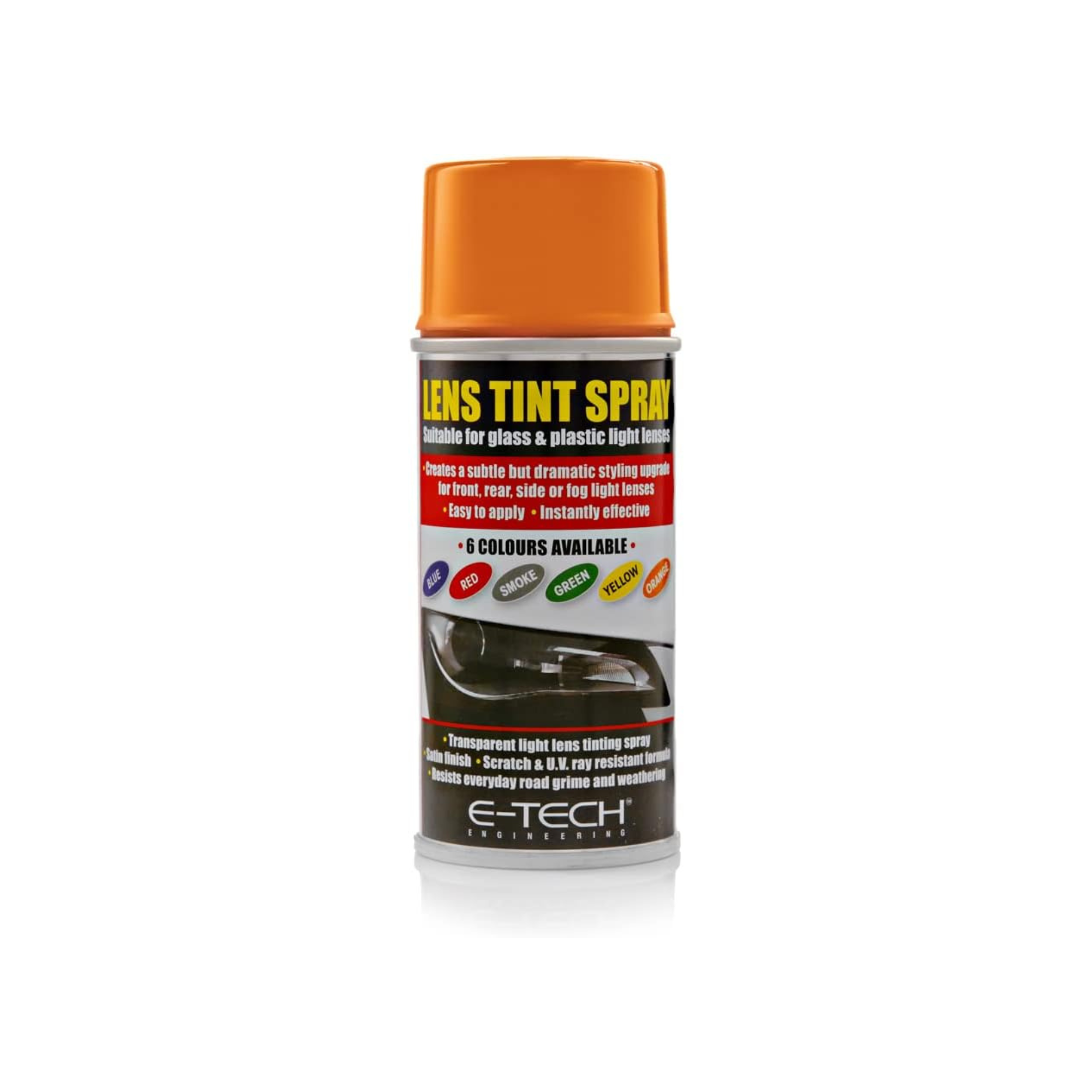 E-Tech Lens Tint Orange 150ml – Fixings Direct