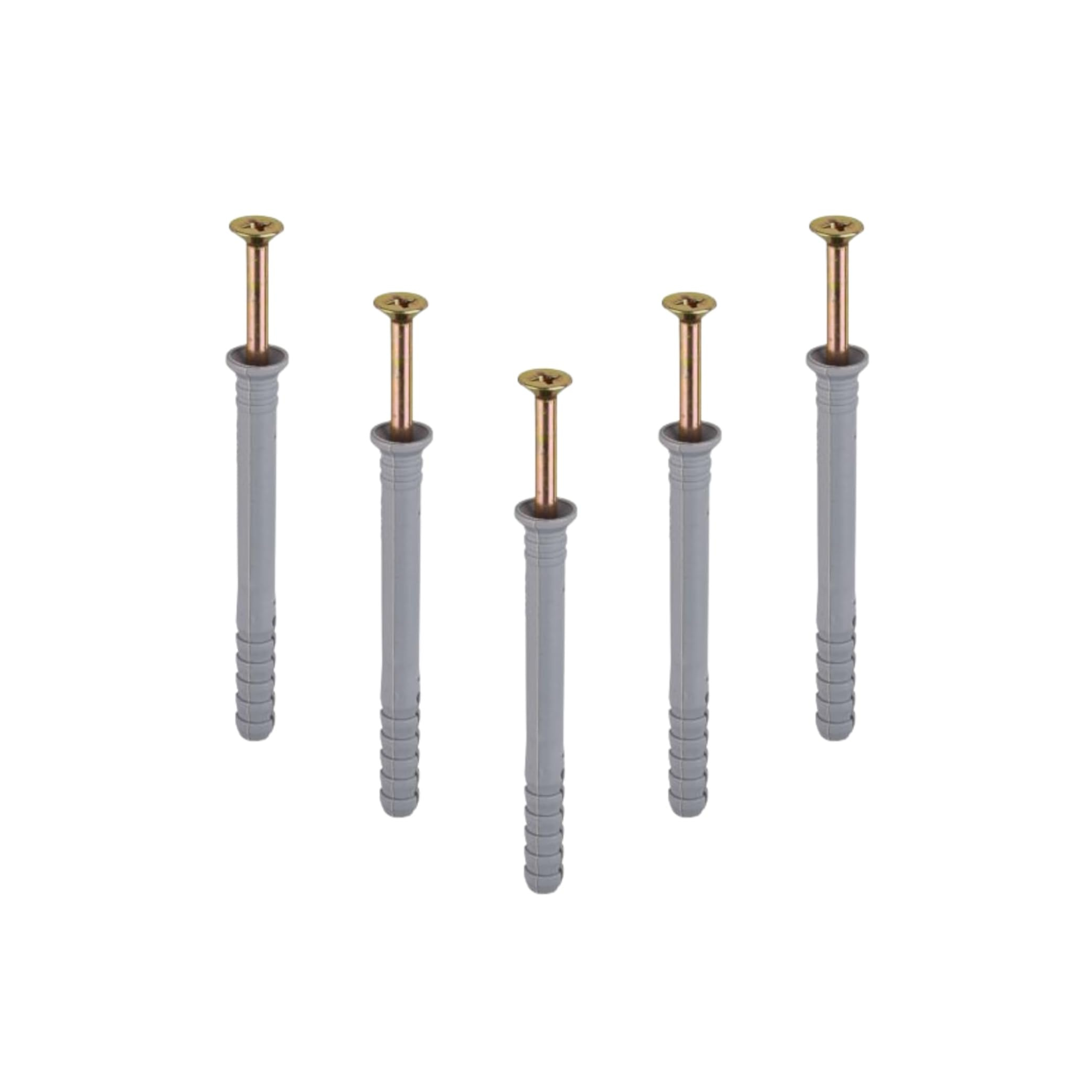 Masonry Wall Plug Countersunk Screw Fastener for Frame Fixings Concret ...