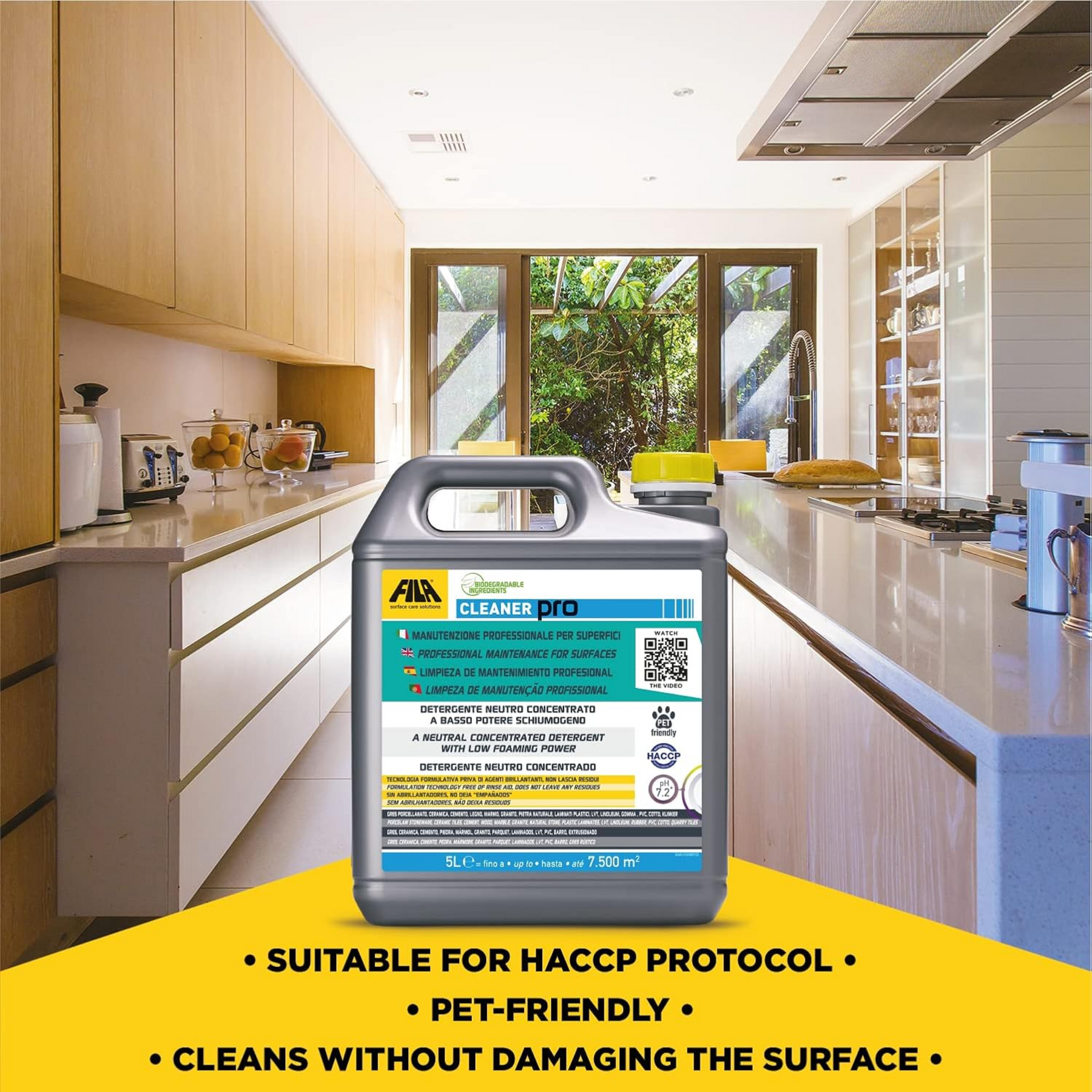 FILA Neutral Cleaner Pro Concentrated Neutral Cleaner 5L ‒ pH-Neutral ...