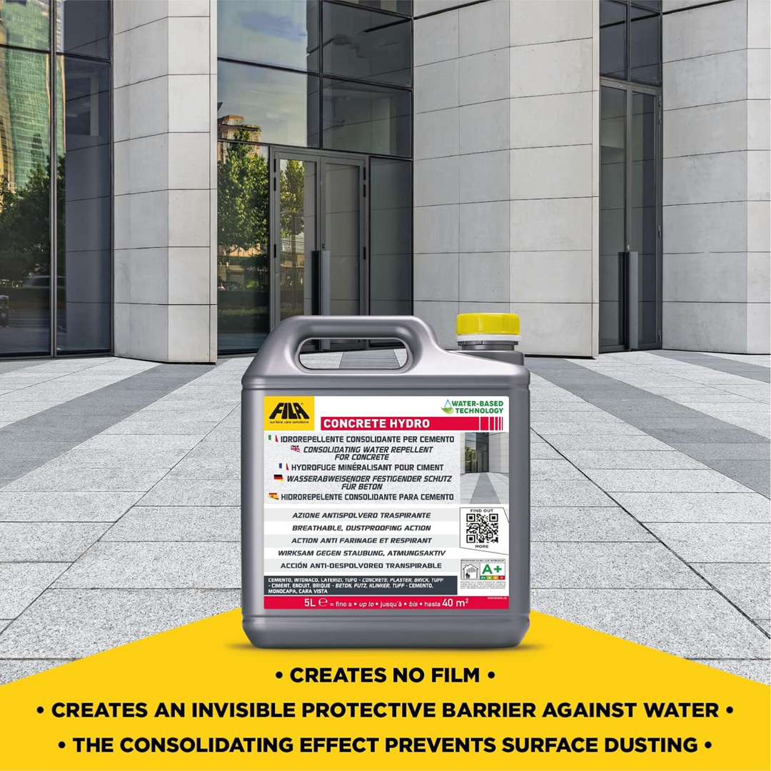 FILA Surface Care Solutions CONCRETE HYDRO – Transparent Water-Repelle ...