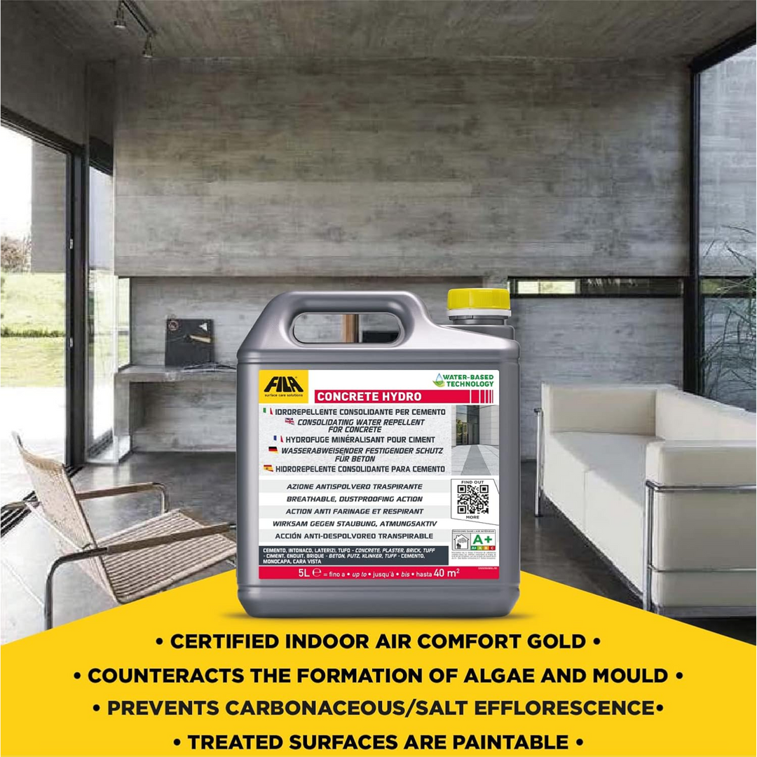 FILA Surface Care Solutions CONCRETE HYDRO – Transparent Water-Repelle ...