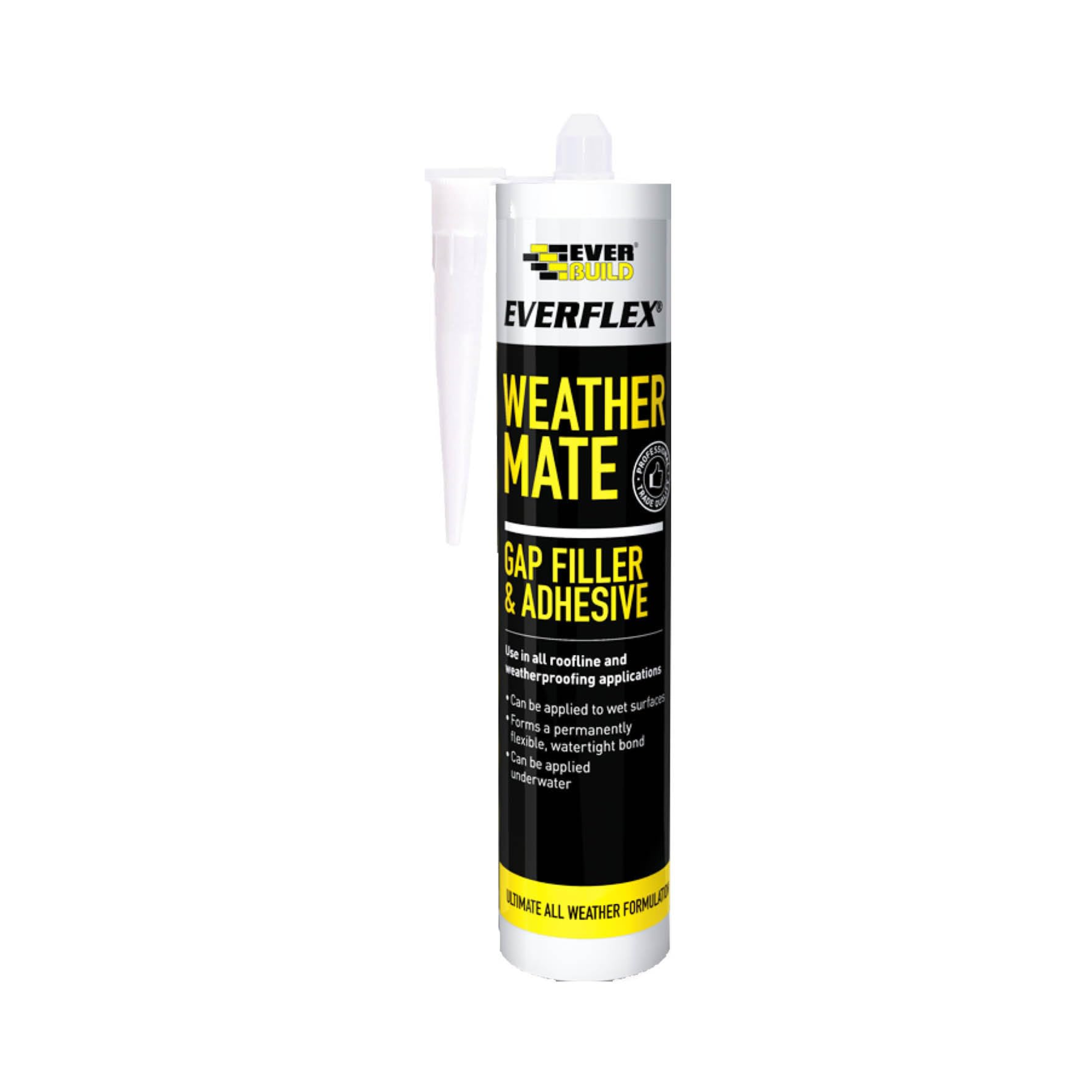 295ml White Everbuild Everflex Weather Mate – Exterior Waterproof Seal ...