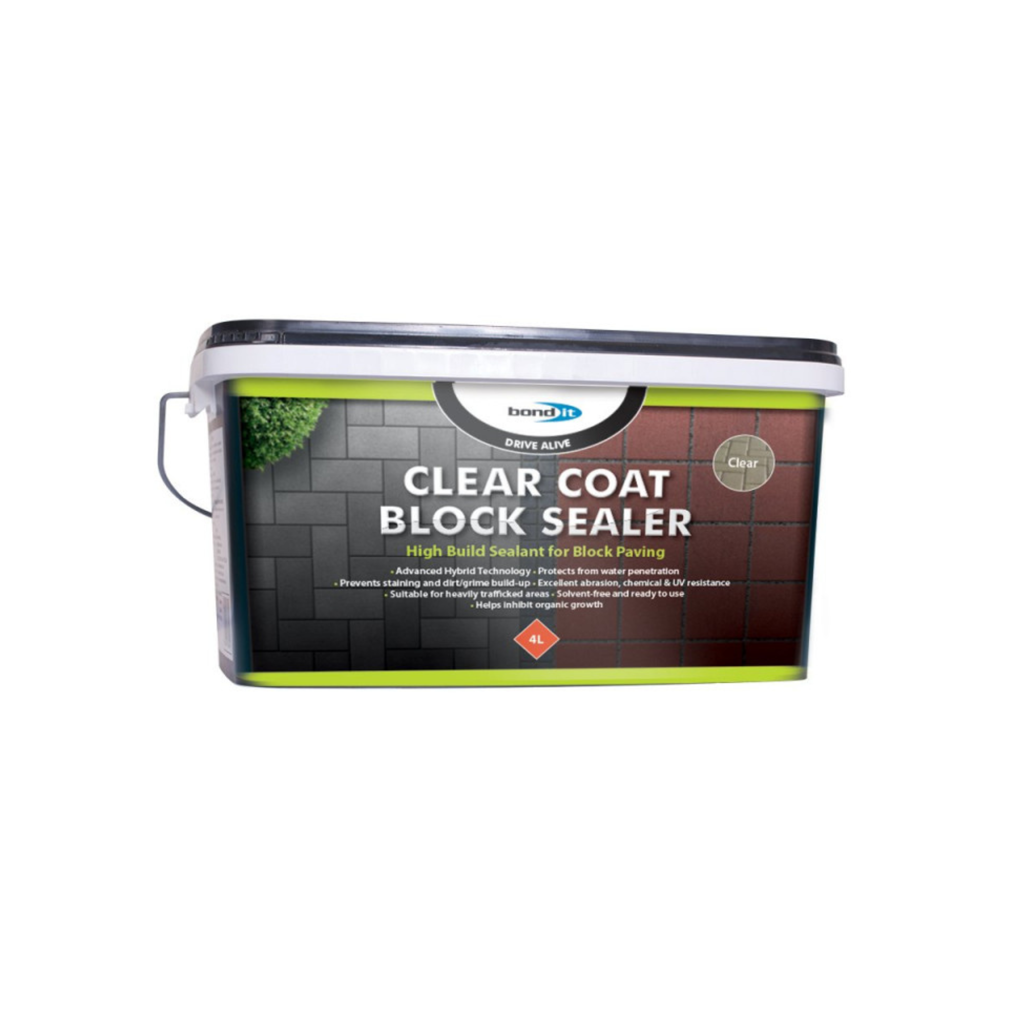 Bond It Drive Alive Clear Coat Block Paving Sealer 4L – Fixings Direct