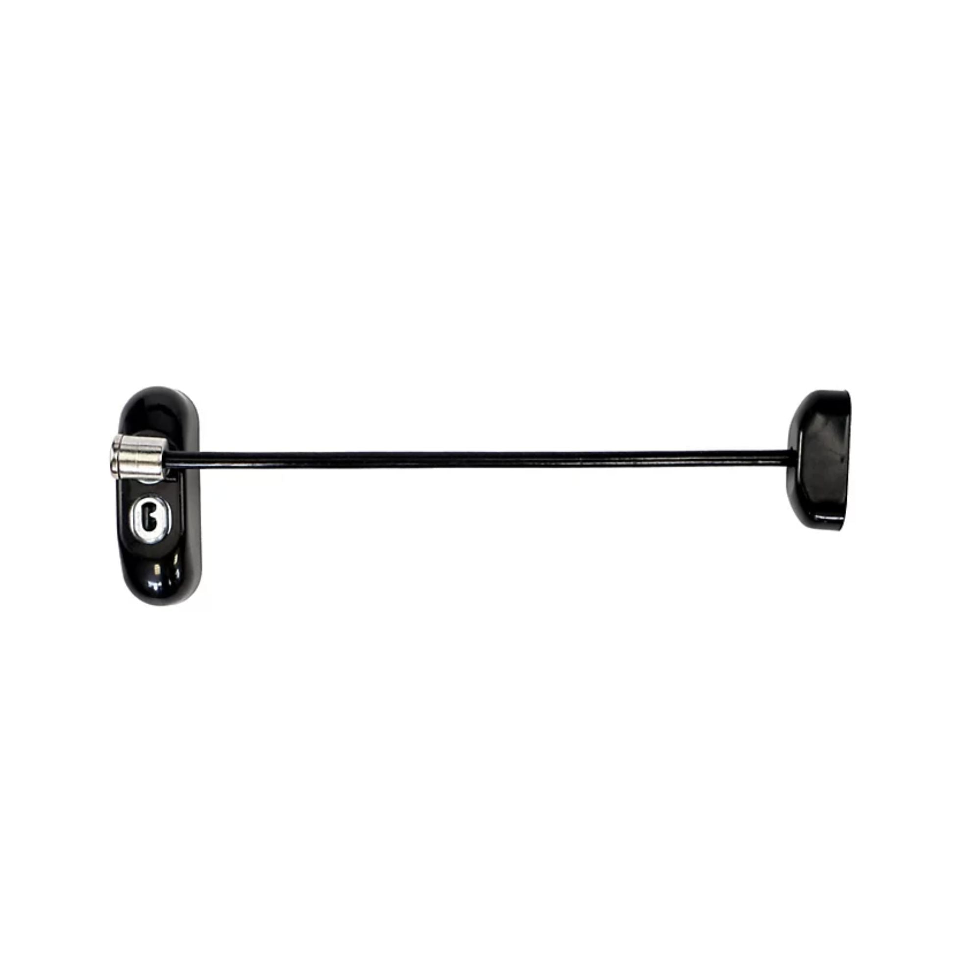 1x Black Window Restrictors – Fixings Direct