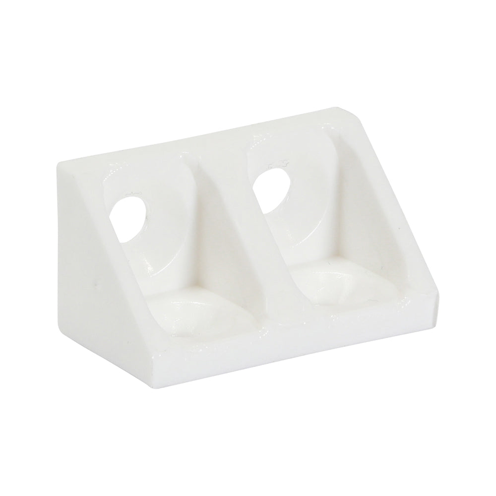32 x 17 x 17mm Rigid Joints (10 Pack) | White Durable Plastic Furnitur ...