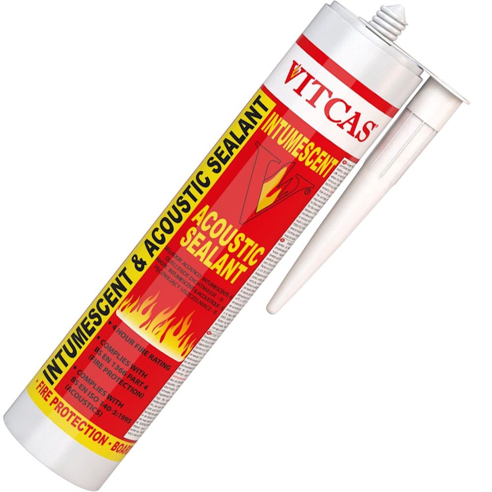 Vitcas Intumescent Acoustic & Fire Resistant Sealant – Fixings Direct